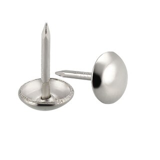 9mm/0.35" Head Dia Thumb Push Pins Upholstery Nails Tacks 45Pack - Silver Tone - Bed Bath ...